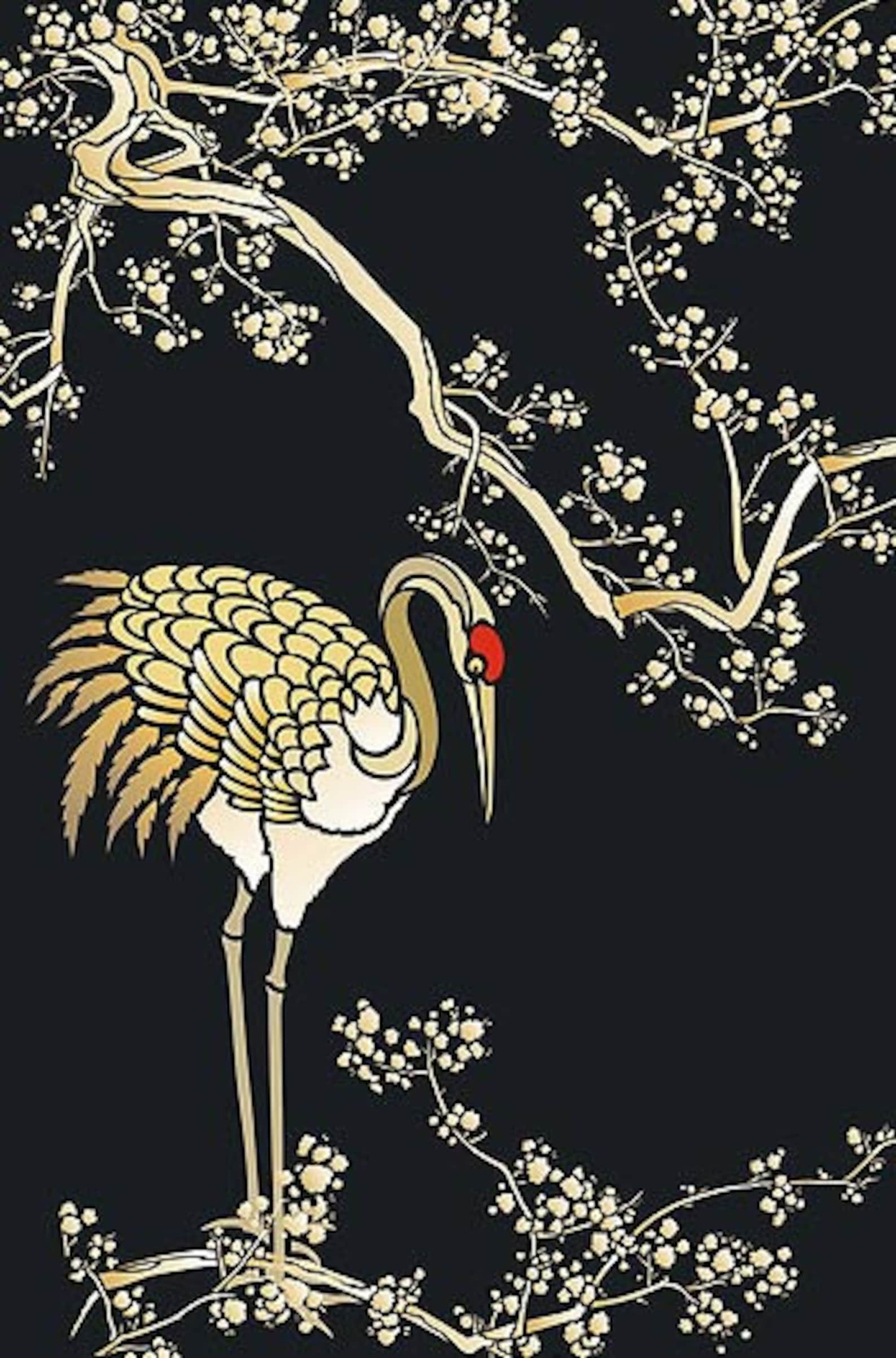 LARGE Crane Stencil © | Etsy