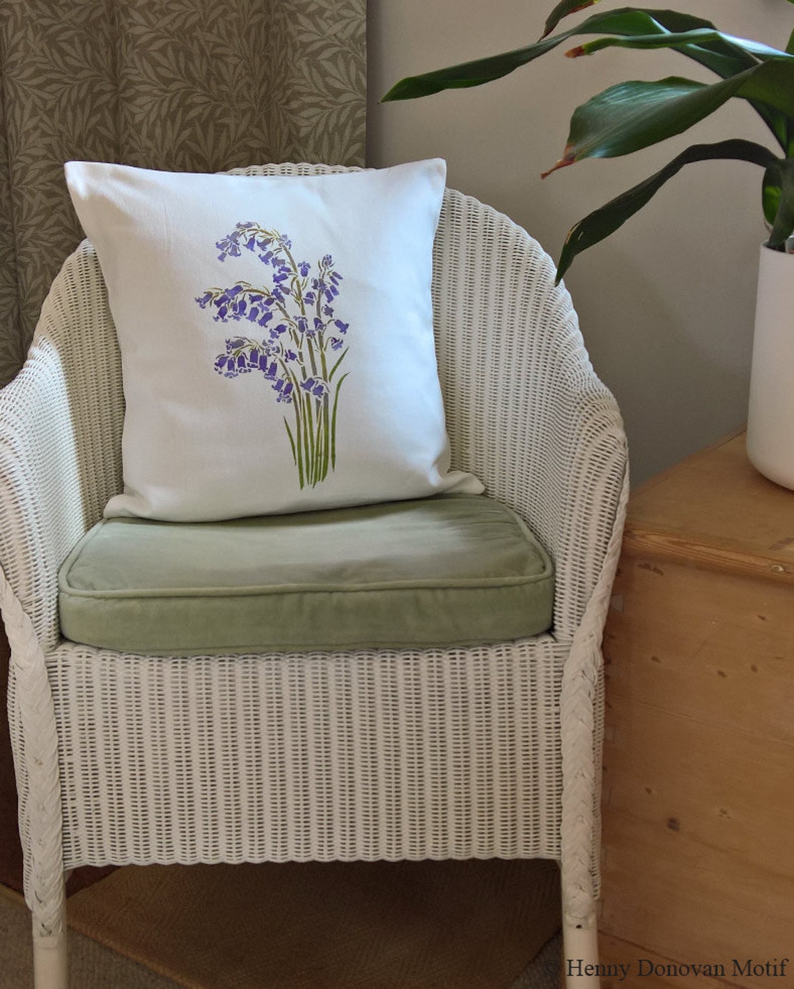 Wild Bluebell Stencil© | Etsy