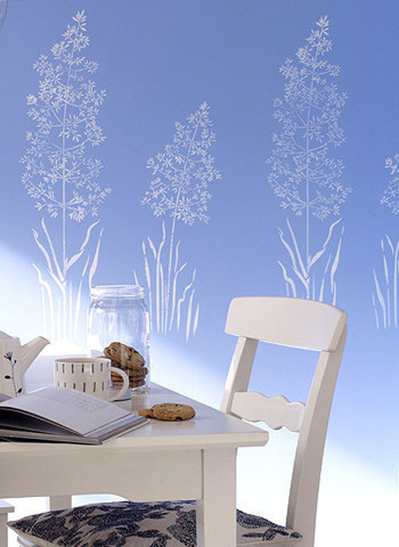 Large Wild Meadow Grass Stencil© - Etsy