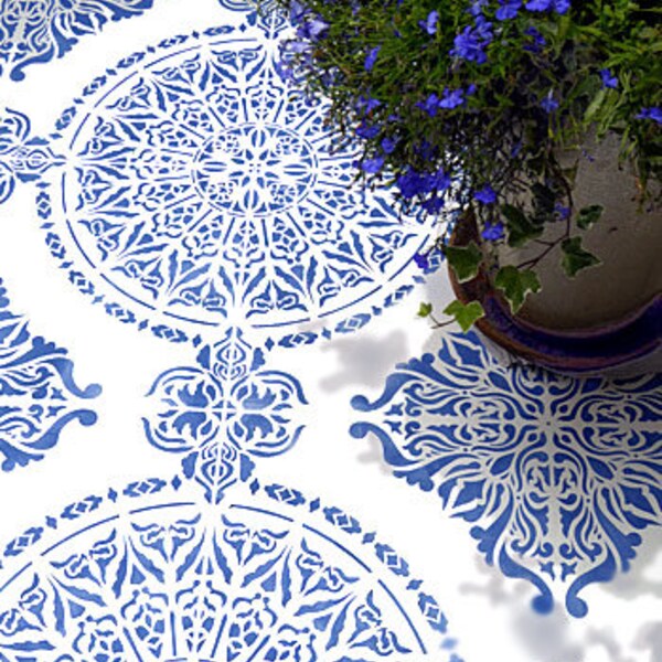 Moroccan Stencil - Etsy