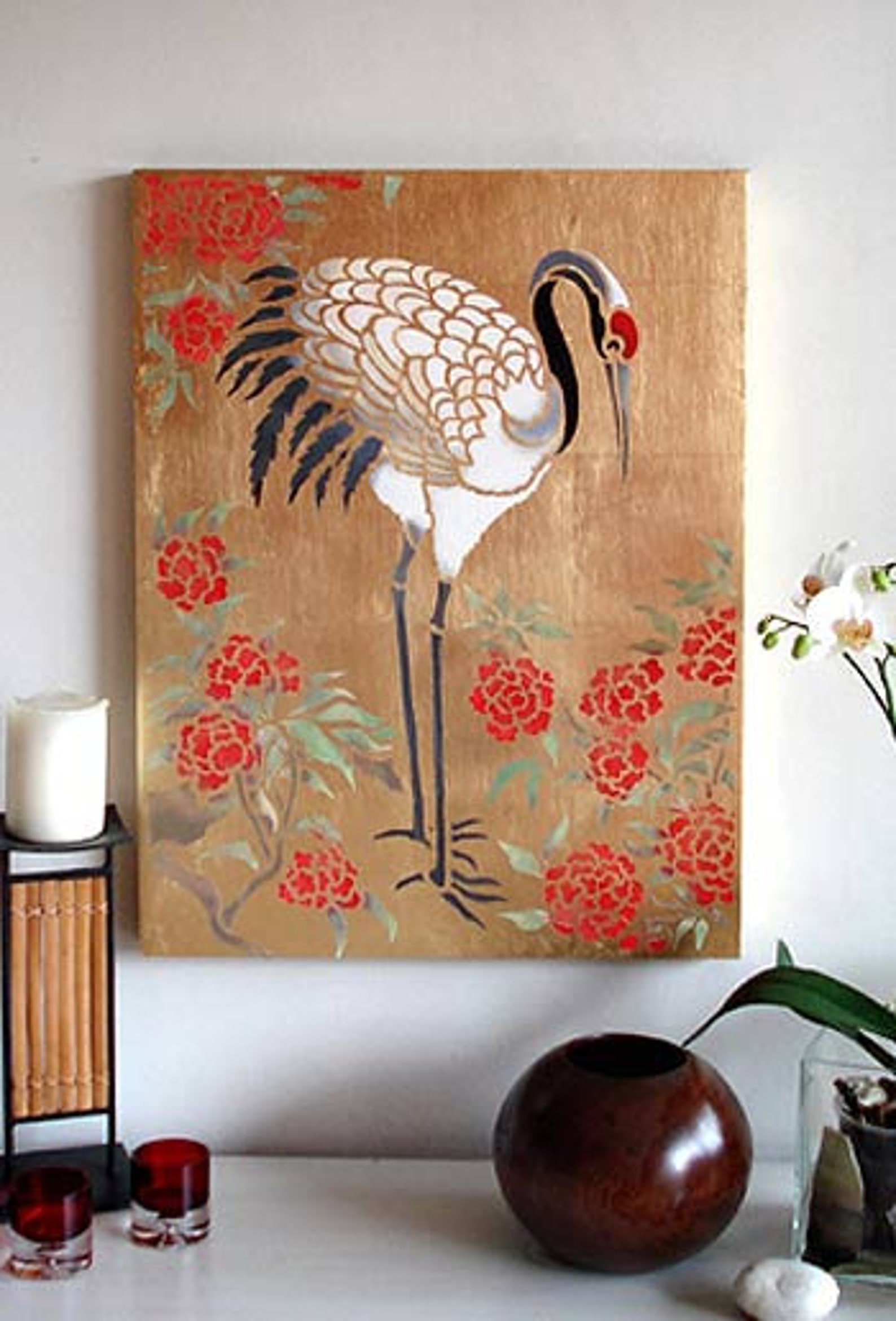 LARGE Crane Stencil © - Etsy Australia