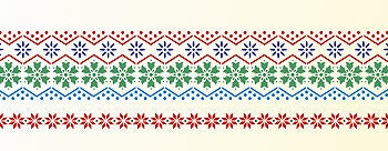 Nordic Border Stencil © - Etsy