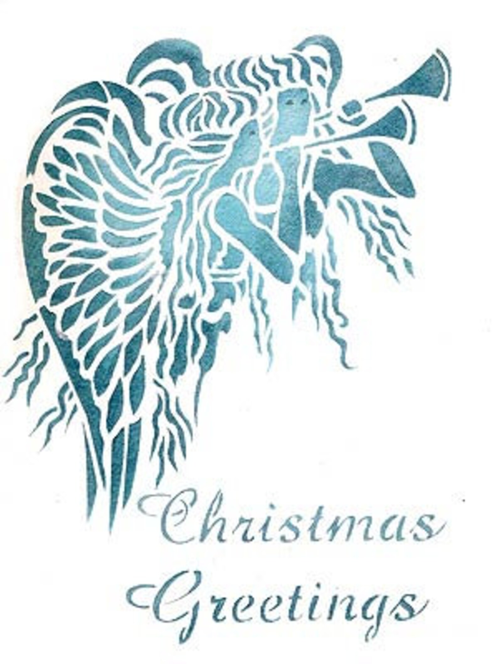 Small Angels Stencil © - Etsy