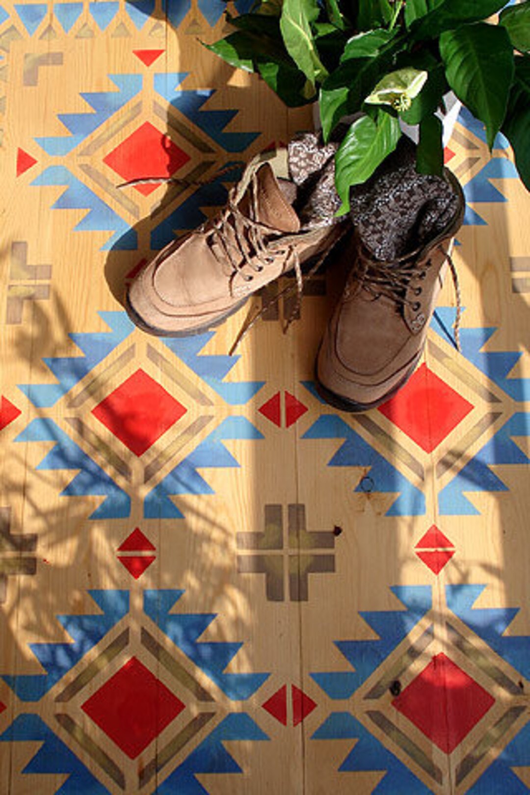 Navajo Four Corners Stencil © - Etsy