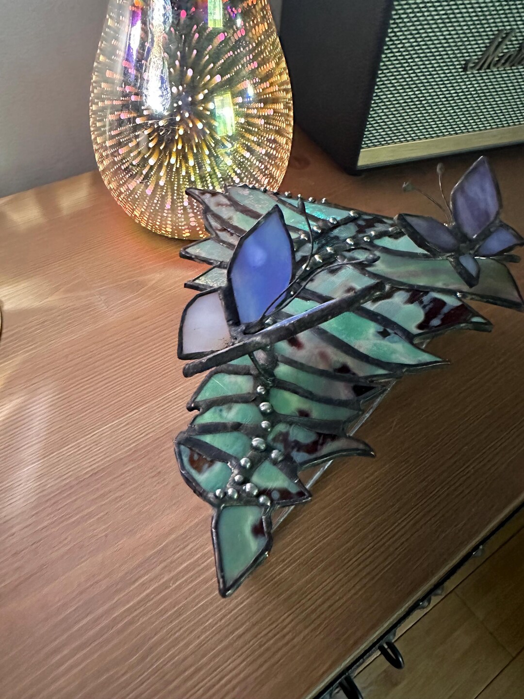 Stained Glass Box, Stained Glass Gift, Whimsical Gift, Trinket Box ...