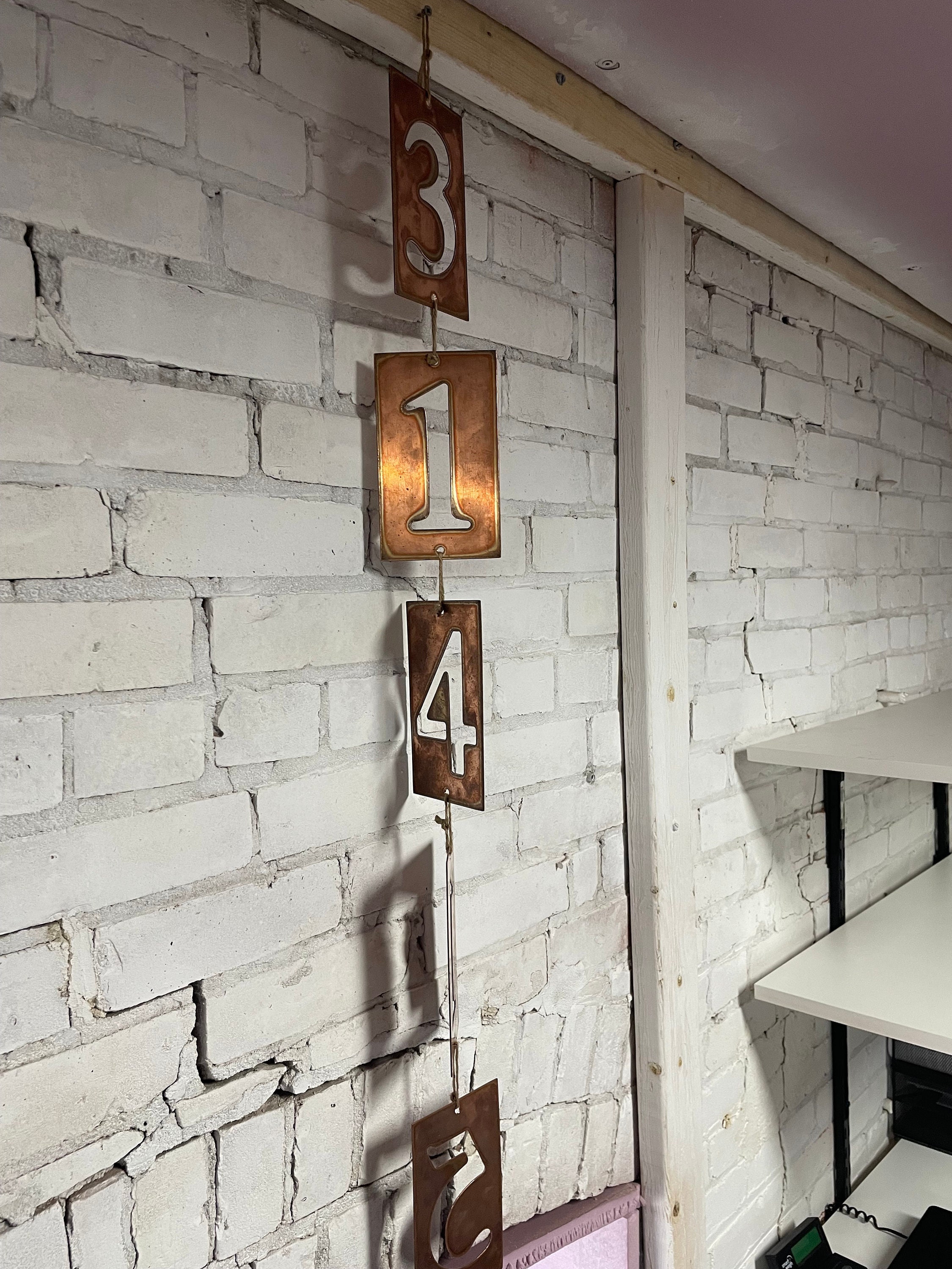Copper House Numbers - Etsy