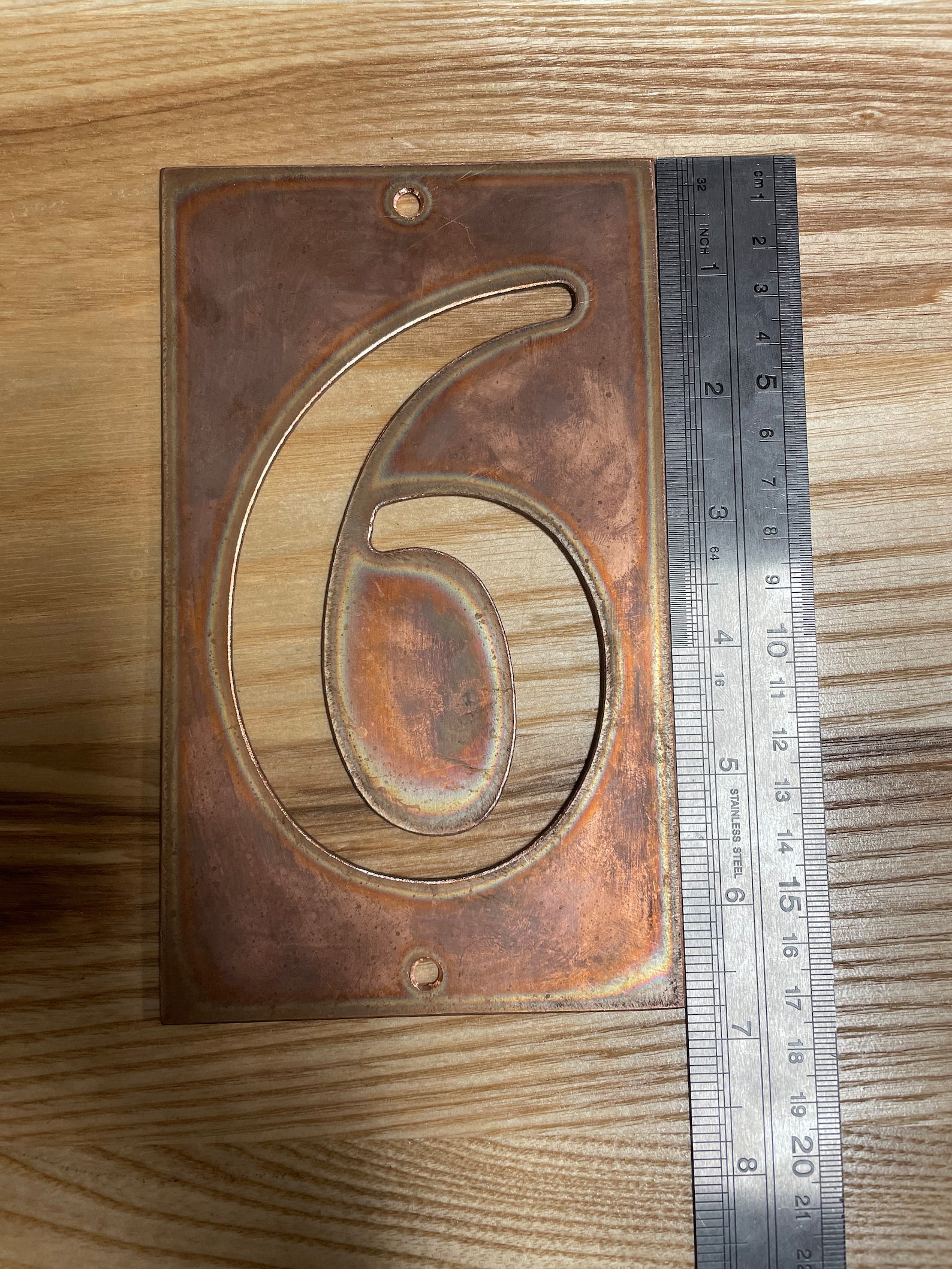 Copper House Numbers - Etsy