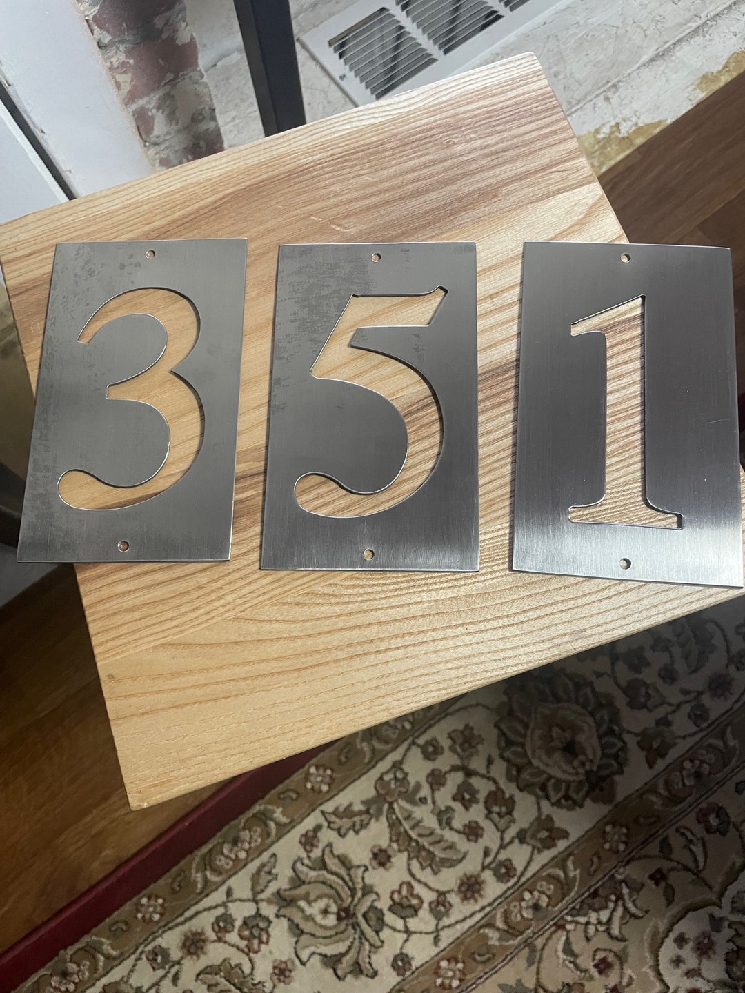Stainless Steel House Numbers - Etsy