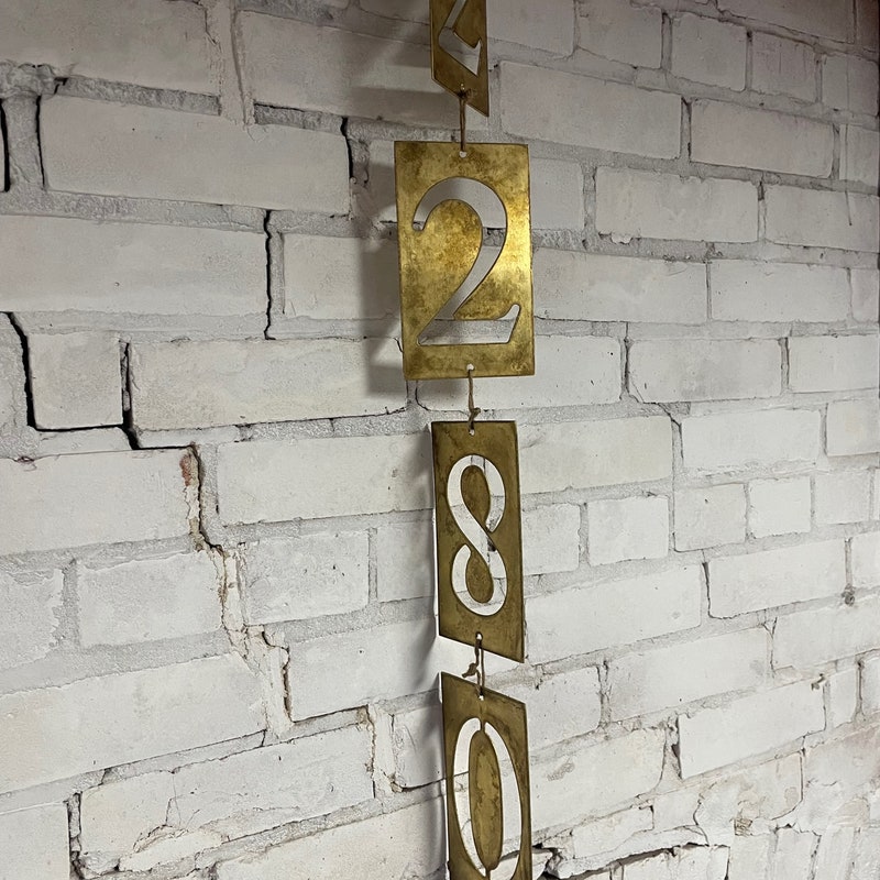 Brass House Numbers - Etsy