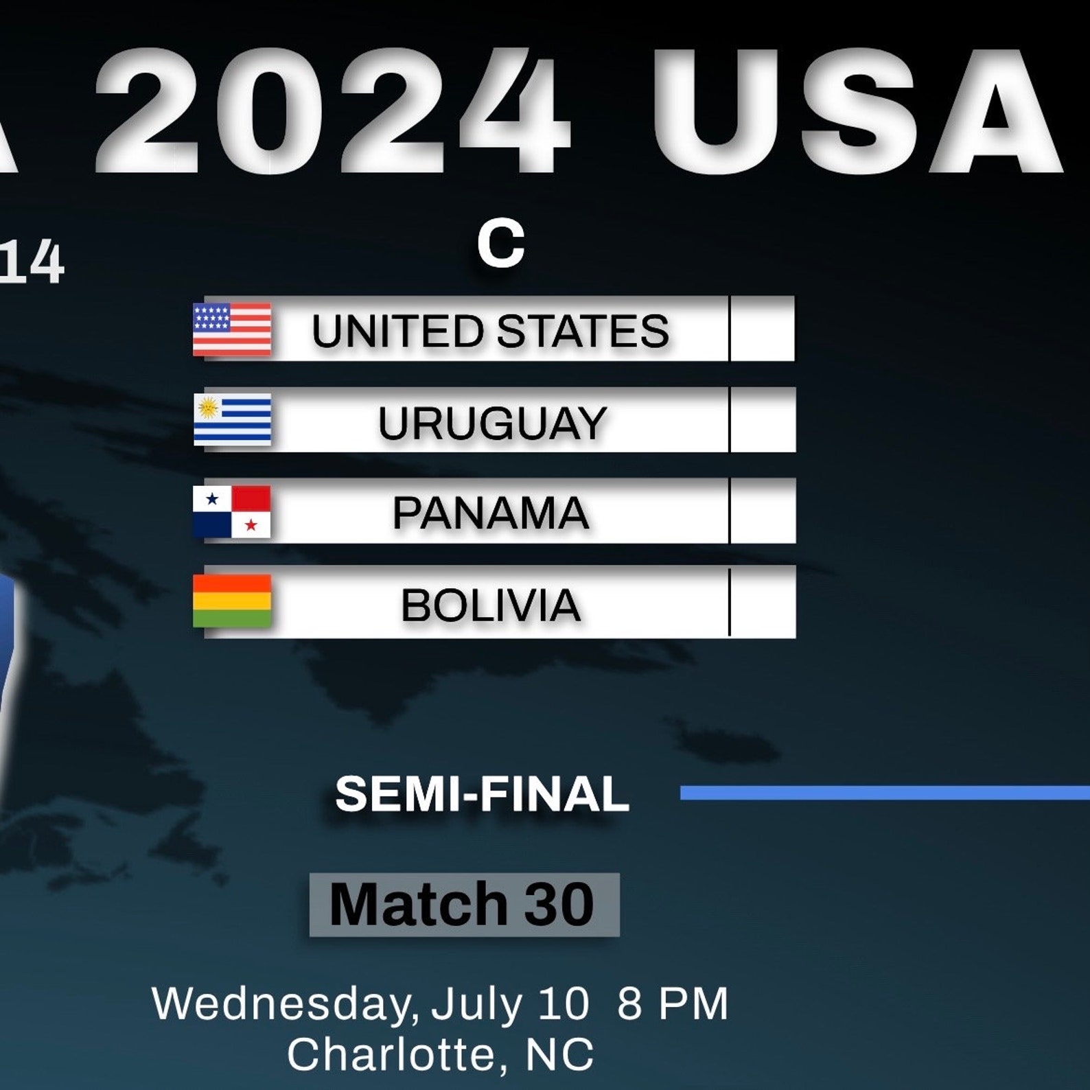 Copa America 2024 & European 2024 Championship Schedule Bracket Wallchart 2 Soccer Tournaments ...