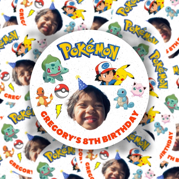Custom Pokemons Stickers - Etsy