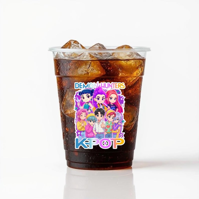 Kpop - Demon Hunters - Party Plastic Cups - Kpop Birthday Party - Party ...
