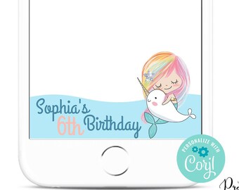 Mermaid Snapchat Filter | Etsy