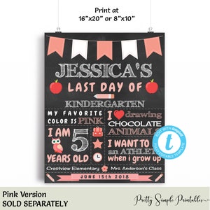 Back to School Sign, First Day of School Sign Rainbow, ANY AGE ...