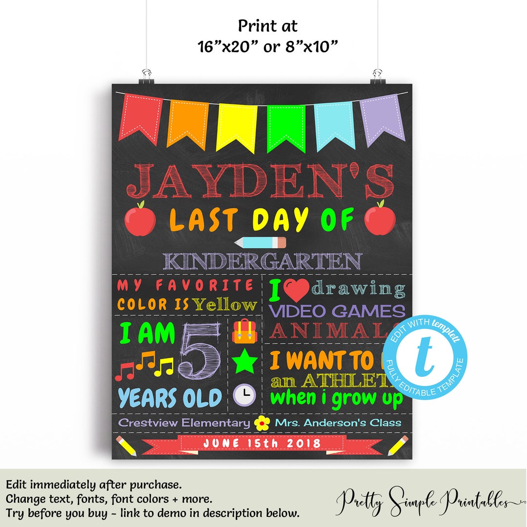 Back to School Sign, First Day of School Sign Rainbow, ANY AGE ...