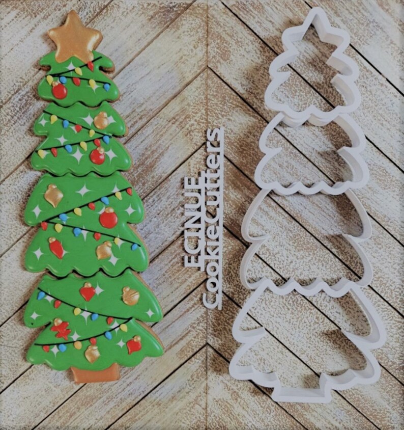 Christmas Tree Cookie Cutter Set - Etsy