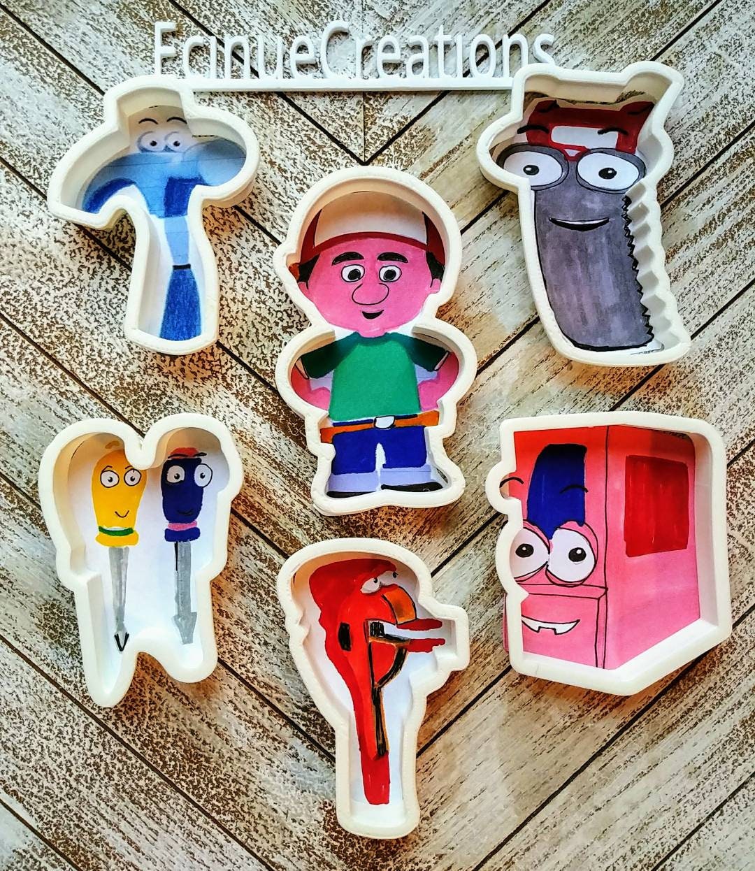 Handy Manny Inspired Cookie Cutters - Etsy