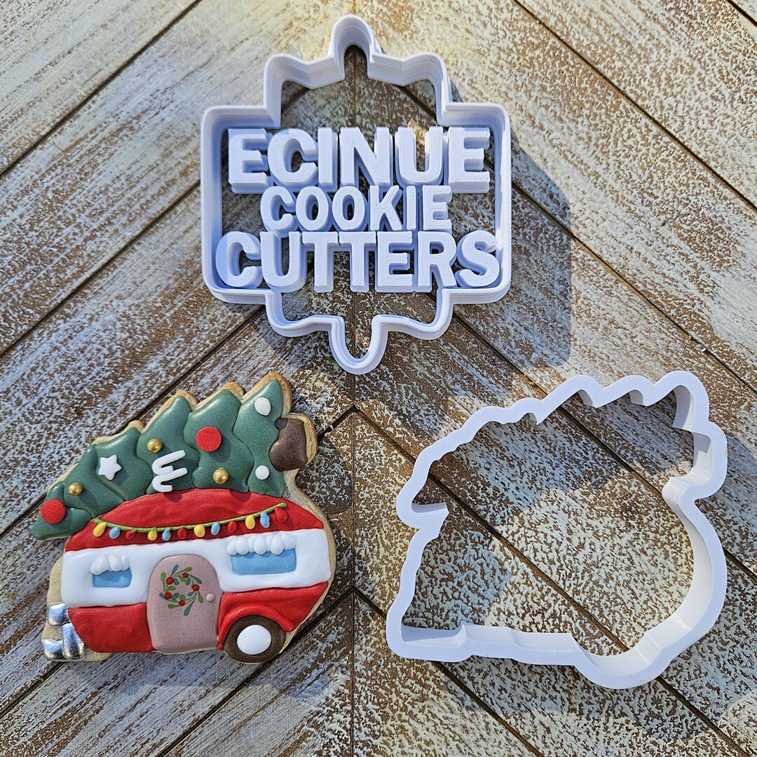 Christmas RV Camper With Tree Cookie Cutter - Etsy