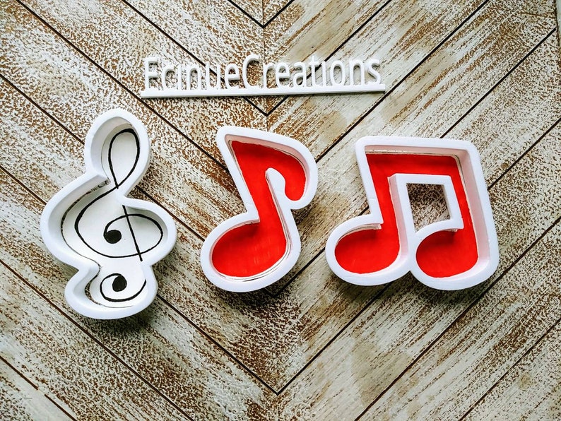 Musical Notes Cookie Cutters - Etsy