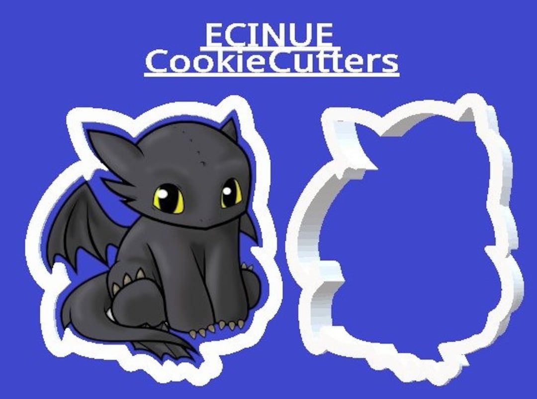 Toothless Cookie Cutter - Etsy