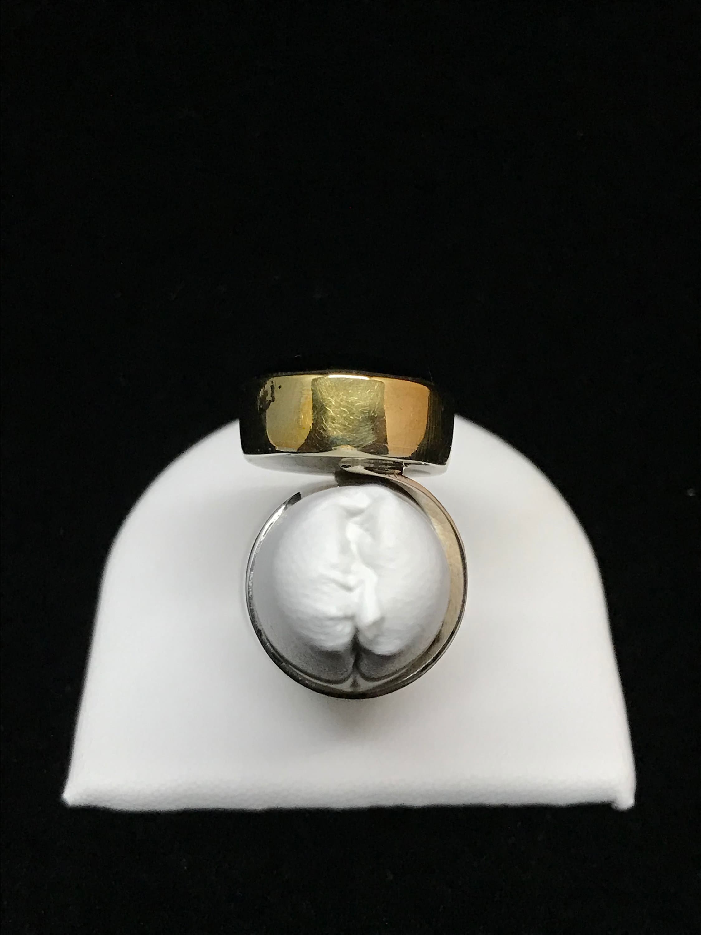 Handmade Oltu Jet Stone Ring, 925 Sterling Silver Adjustable Band, Oval ...