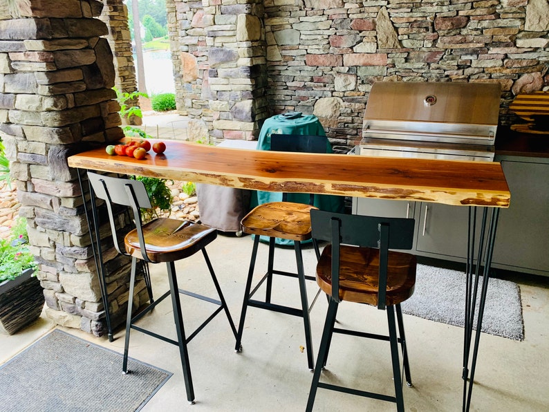 Finished Cedar Bar Tops - Fully Finished Ready to Install— Custom Size ...