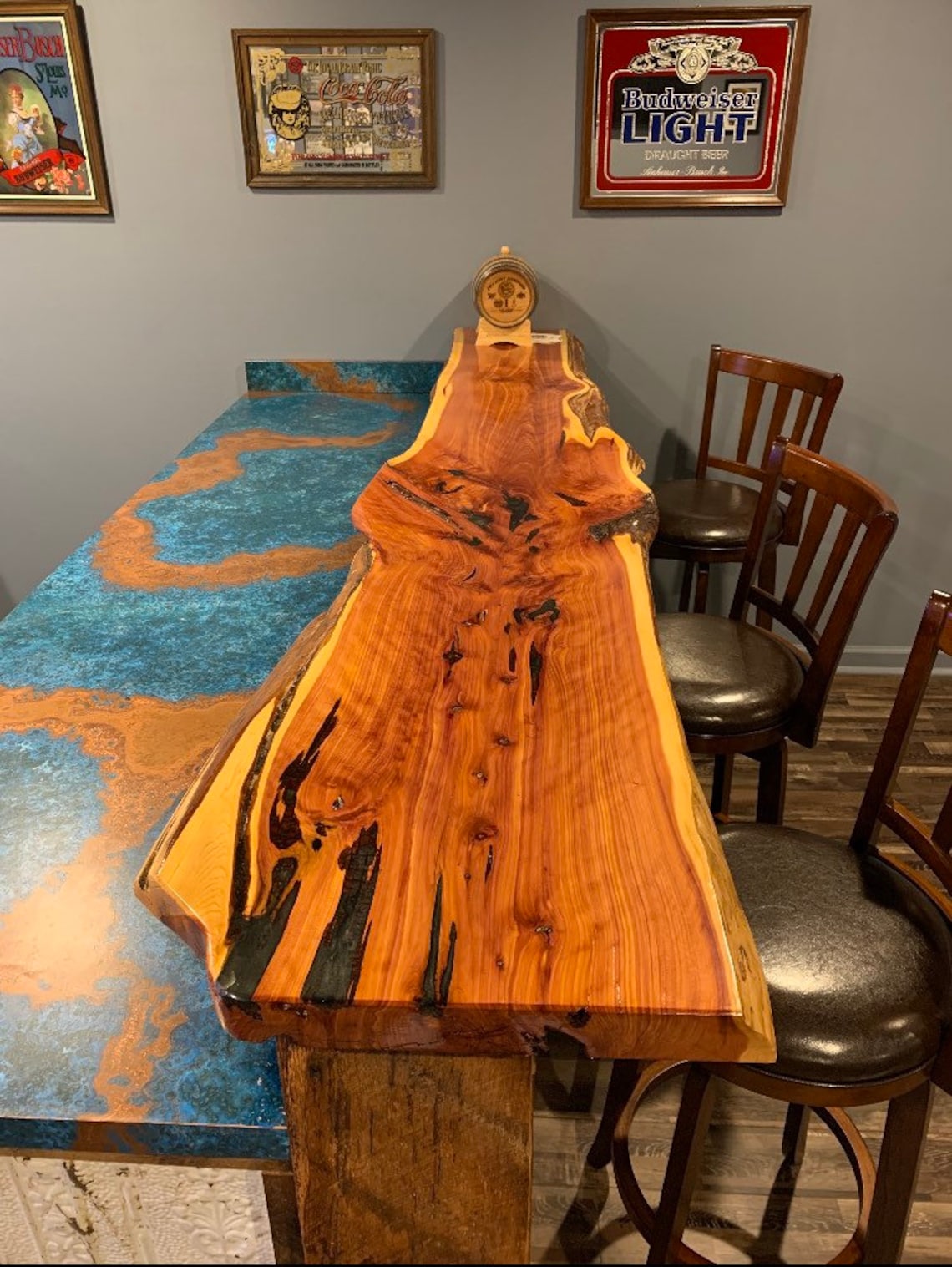 Finished Cedar Bar Tops Fully Finished Ready to Install - Etsy