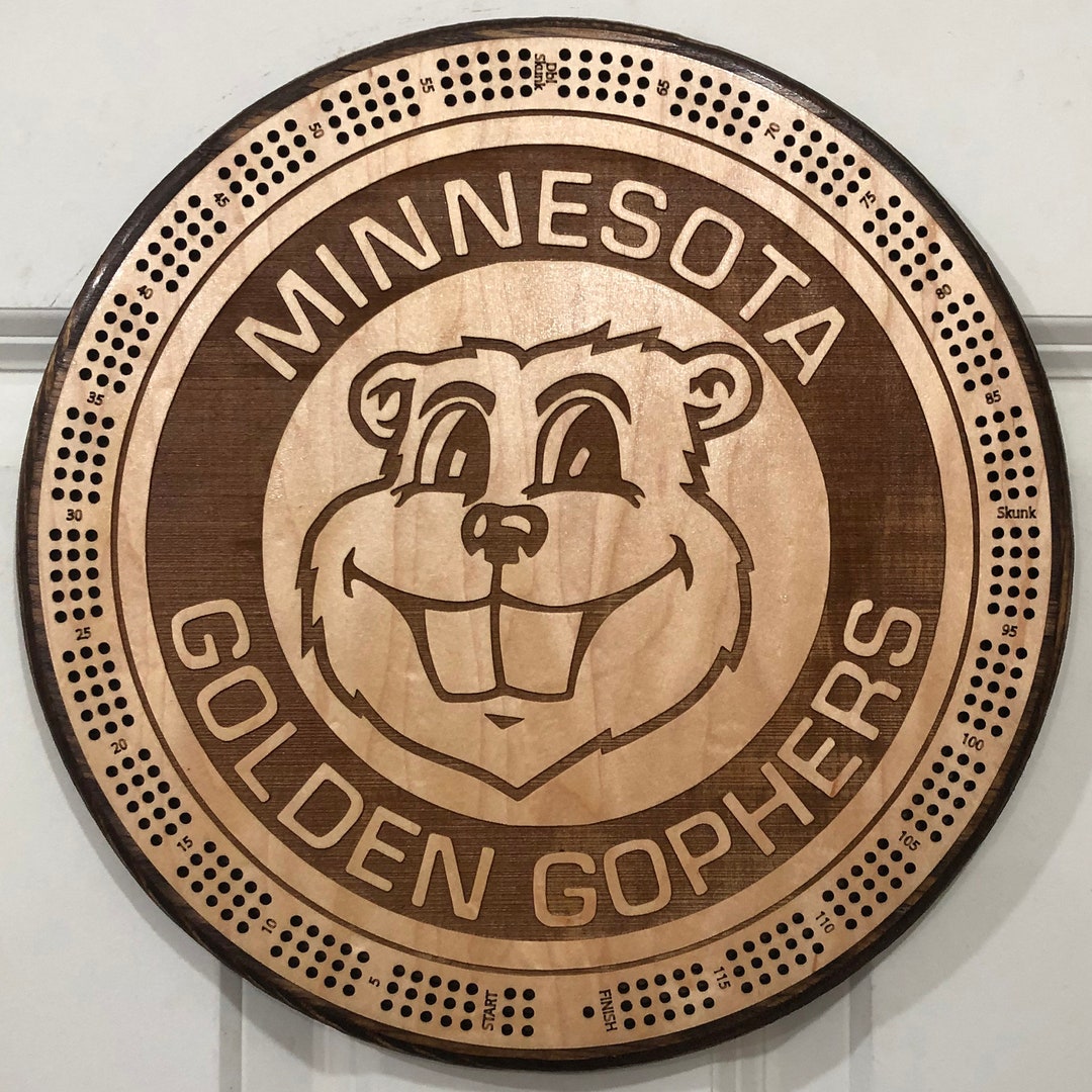 Goldie Gopher Cribbage Board: Wall Plaque With Card Storage - Etsy