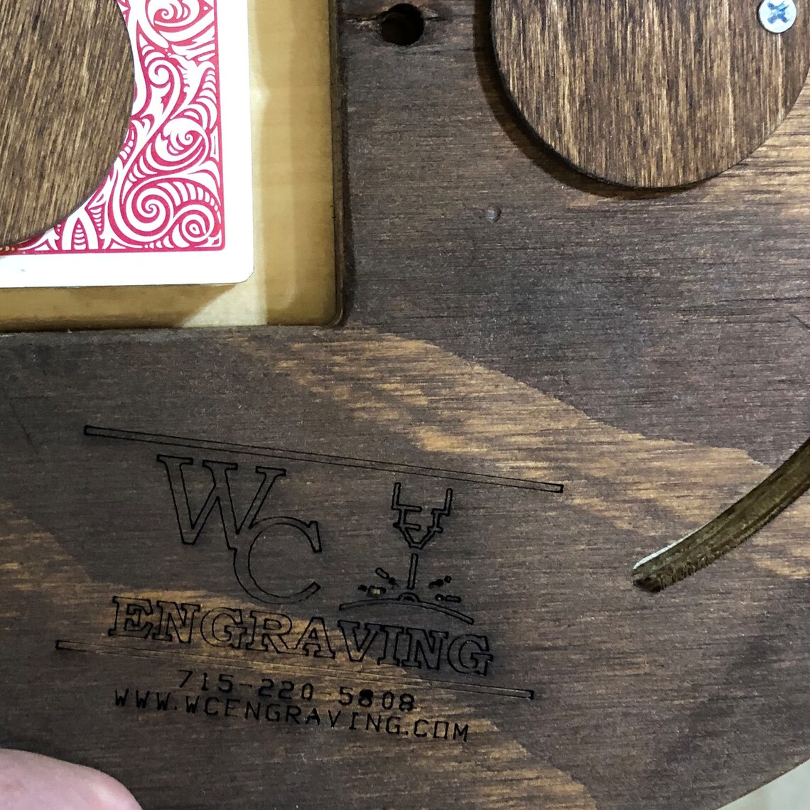 US Marine Corps Retired Cribbage Board: Handmade Card Storage & Pegs - Etsy