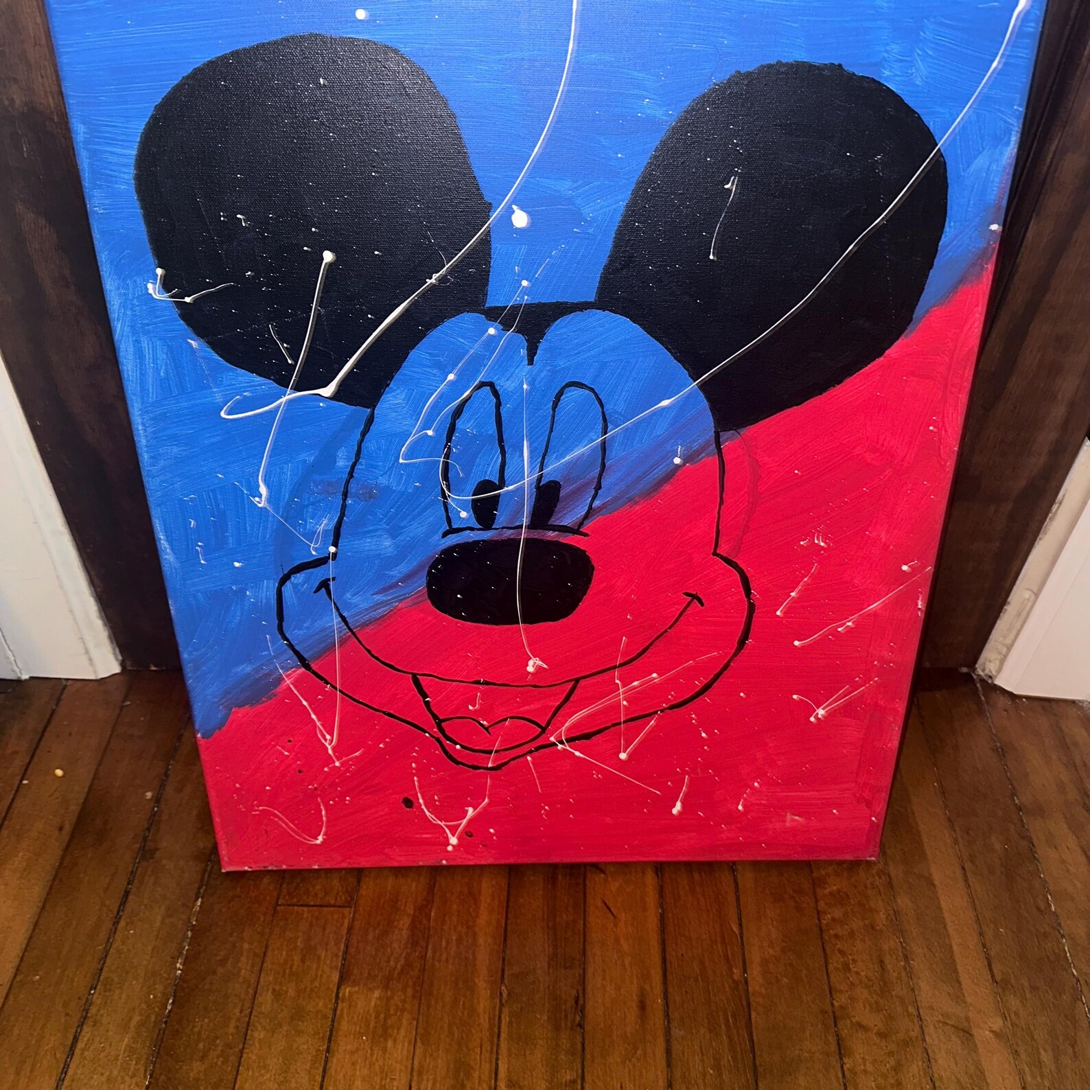 Mickey Mouse Painting - Etsy