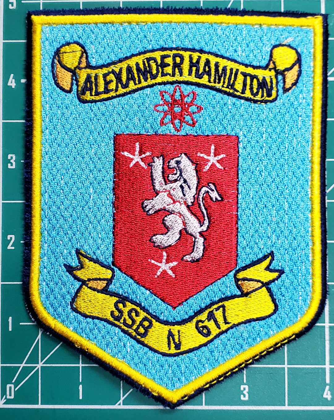 USS Alexander Hamilton SSBN-617 Embroidered Ships Patch Free Shipping ...