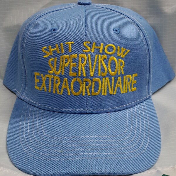 Shit Show Supervisor Hat Cap - Etsy