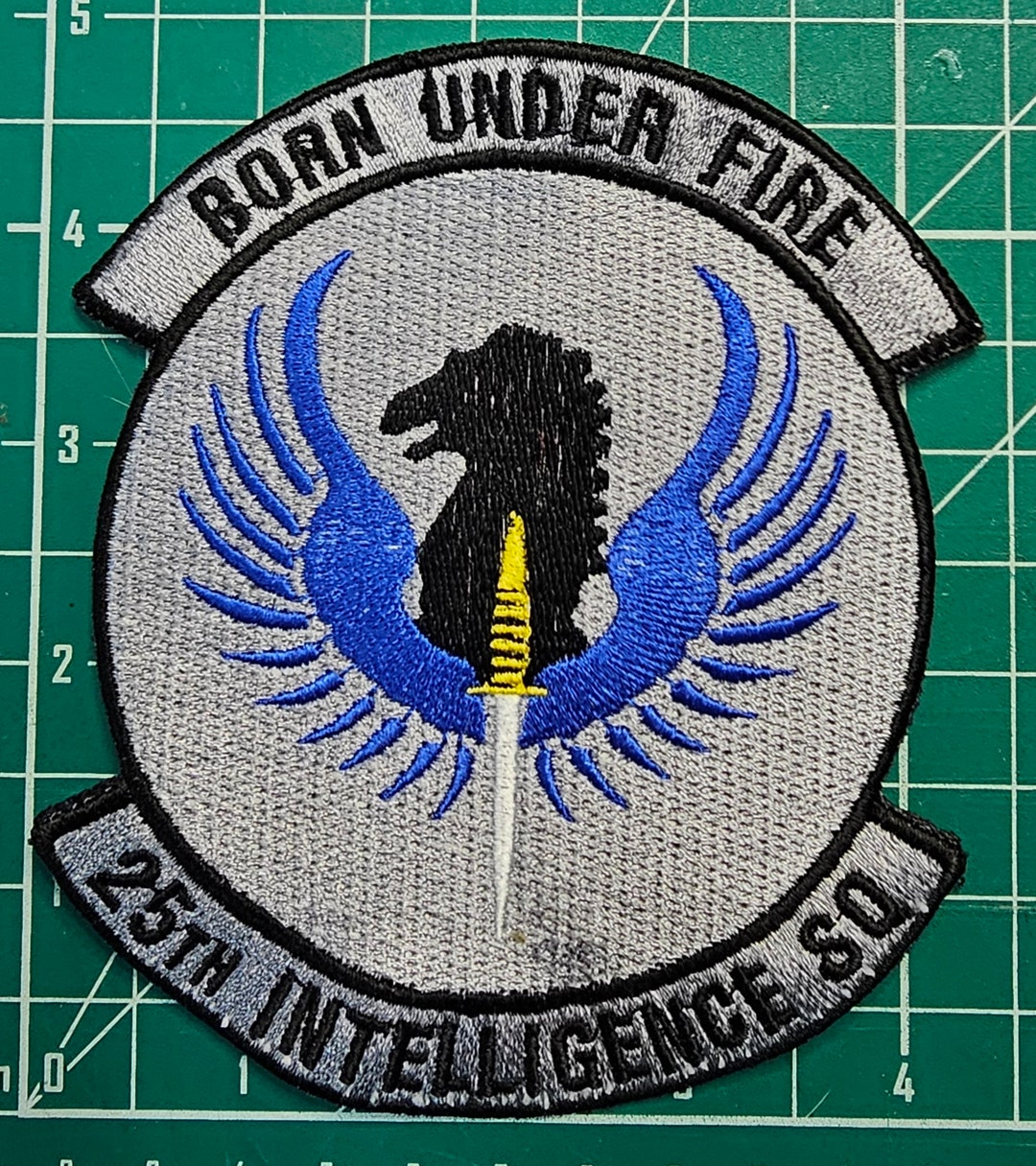 25th Intellegence Squadron Embroidered Full Color Patch 4.9" Free ...