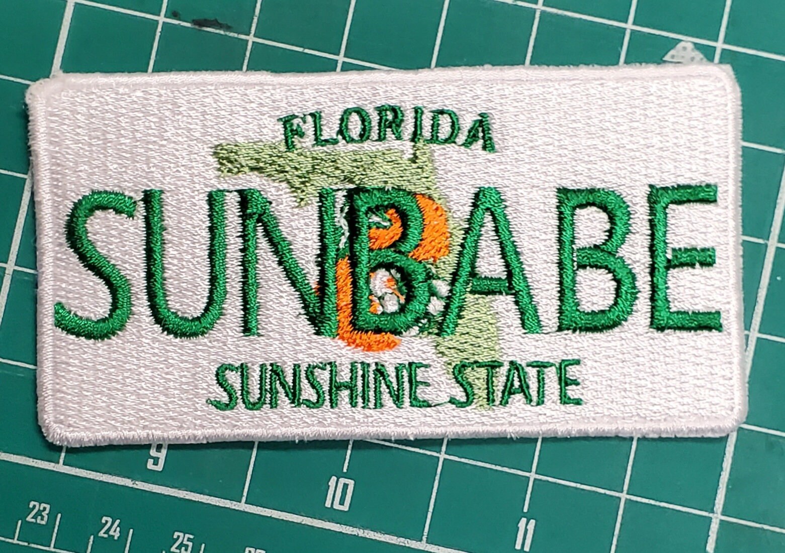 Custom Embroidered State License Plate Patches Free Shipping - Etsy
