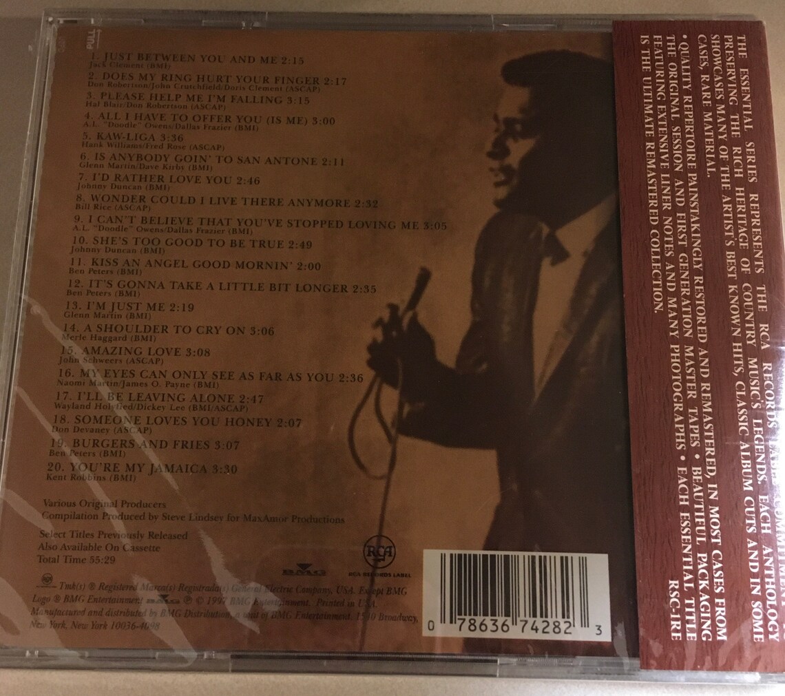 NEW - CD - Charley Pride - the Essential Series - 1997 - BMG - Factory ...