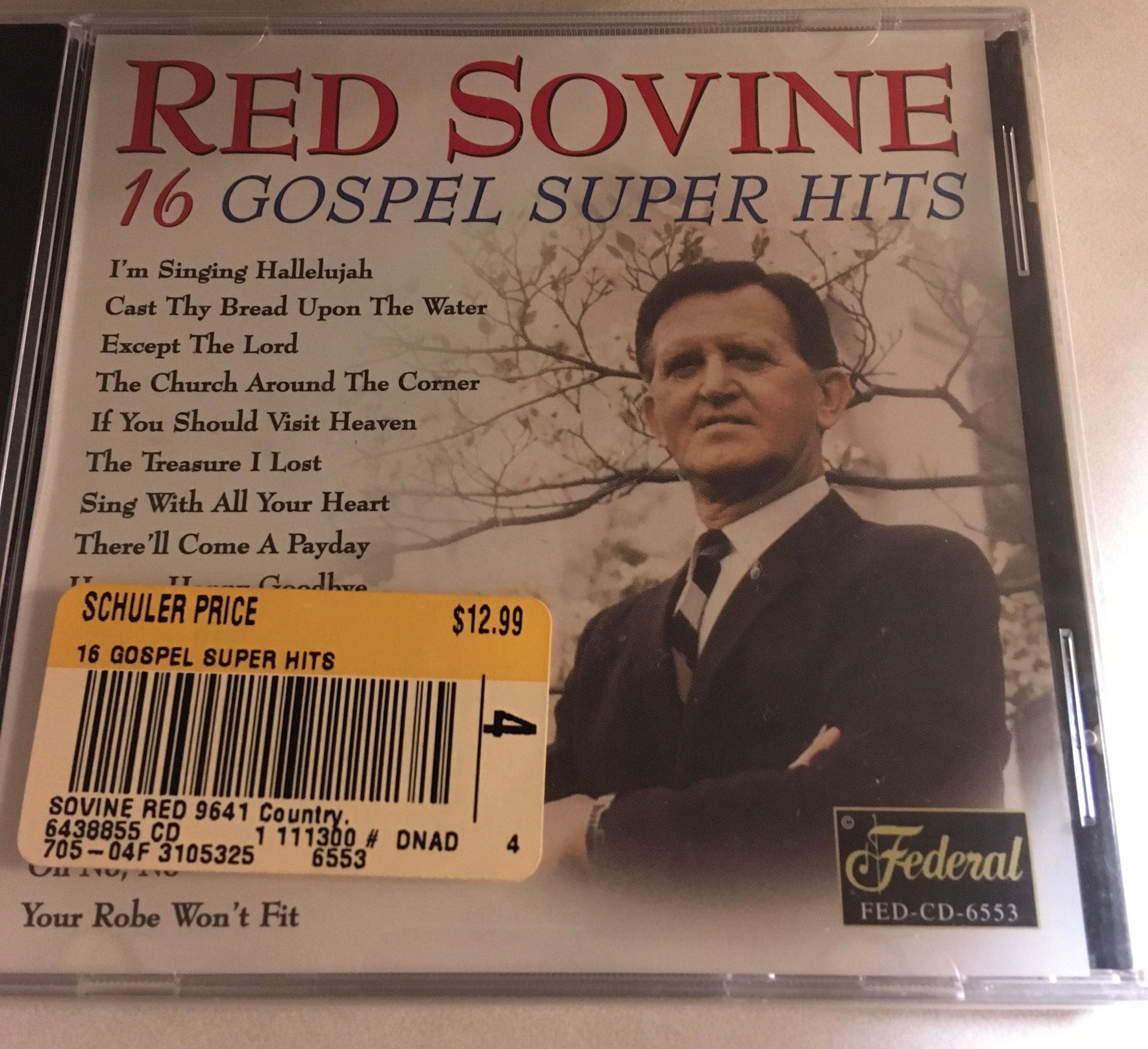 NEW CD Red Sovine 16 Gospel Super Hits 2000 King - Etsy UK