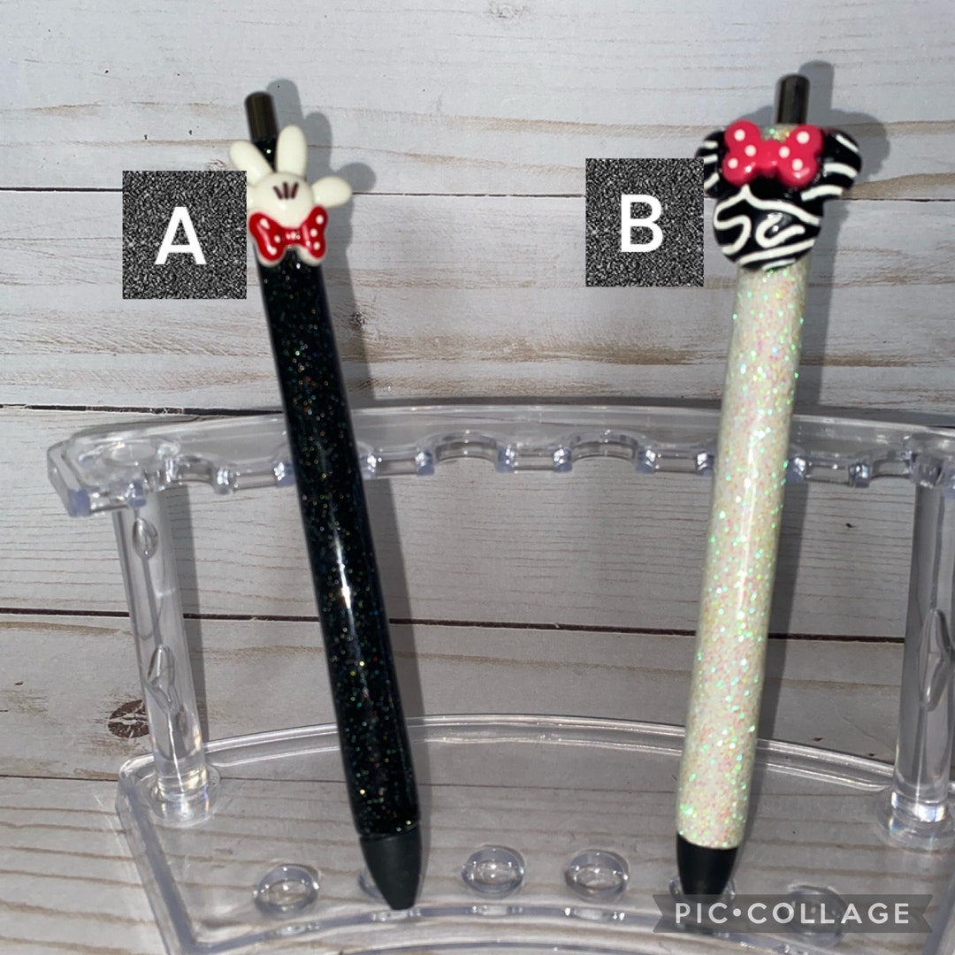 Hand and Head With Bow Black Ink Pens - Etsy