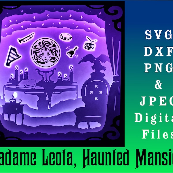 Madame Leota Svg - Etsy