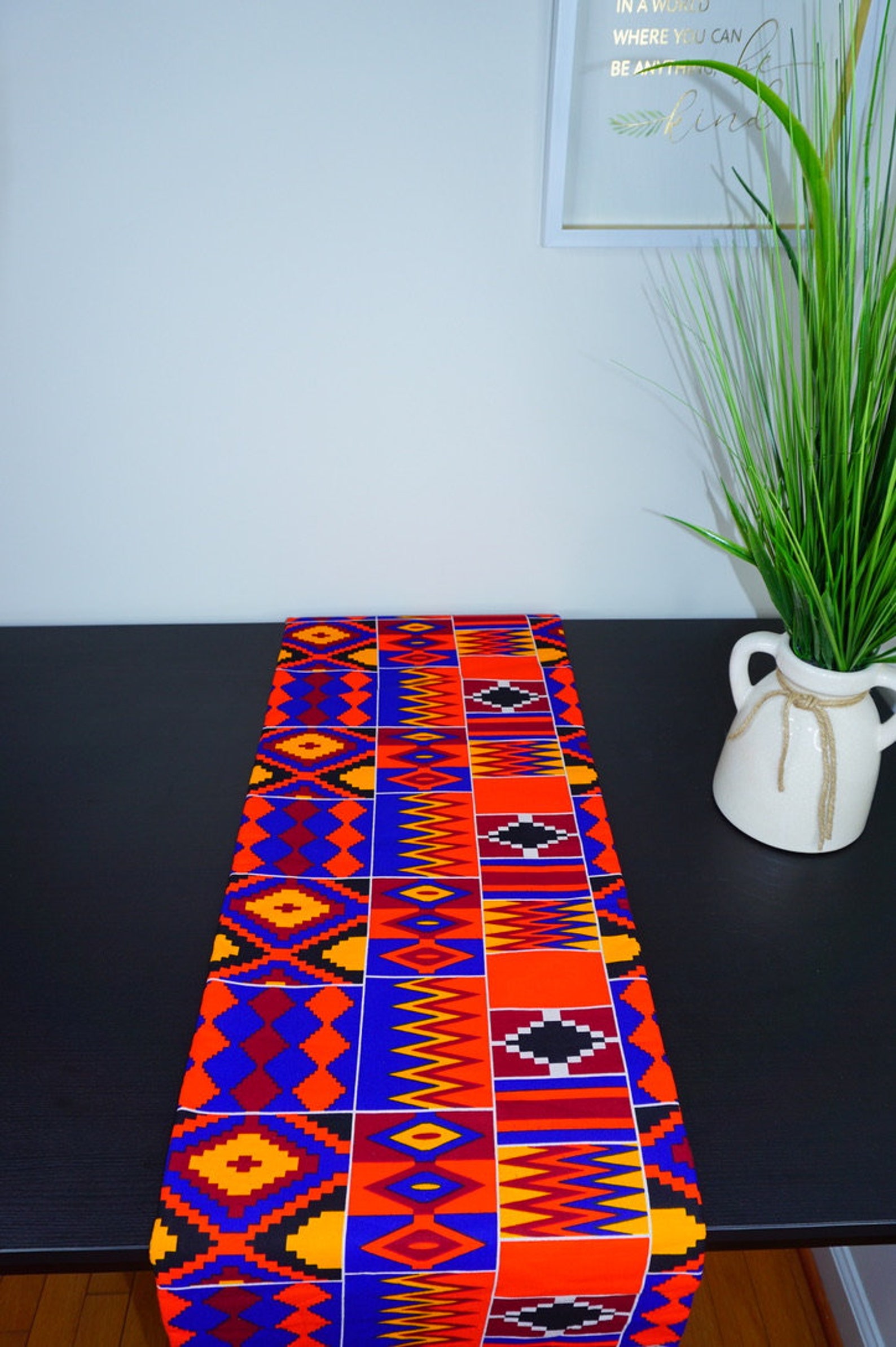Kente Table Runner African Table Runner Ankara Home Decor | Etsy