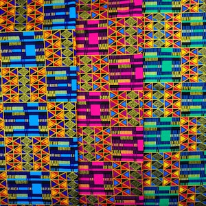 Pink African Print Face Mask and Head Wrap 100% Cotton Ankara Print ...