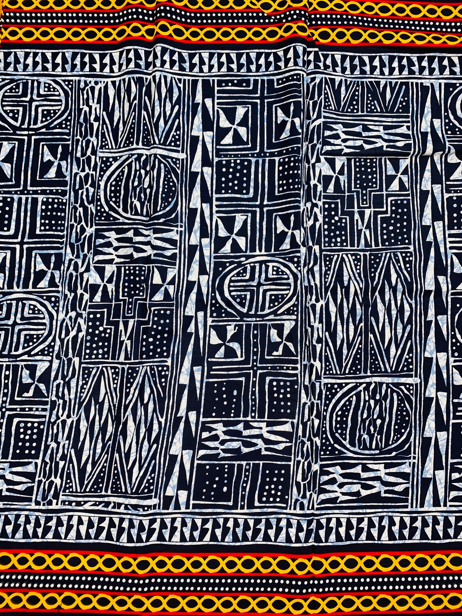 Cameroon Fabric by the Yard Atoghu Toghu Ndop Ankara Home | Etsy