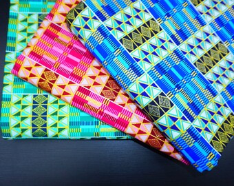 Pink Kente Fabric - Etsy