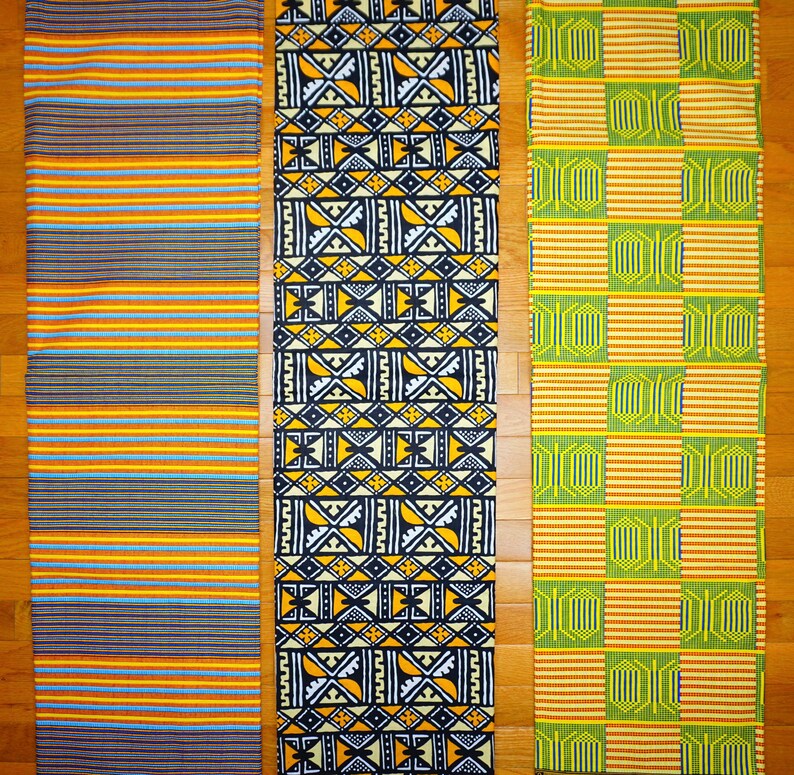 Cotton Fabric by the Yard African Print Kente Mud Cloth - Etsy