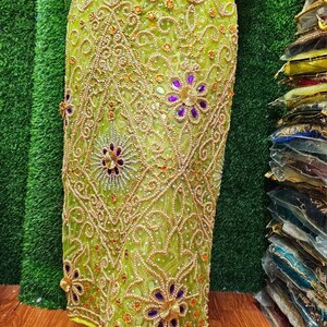 White George Wrapper and Blouse Material, African Traditional Wedding ...