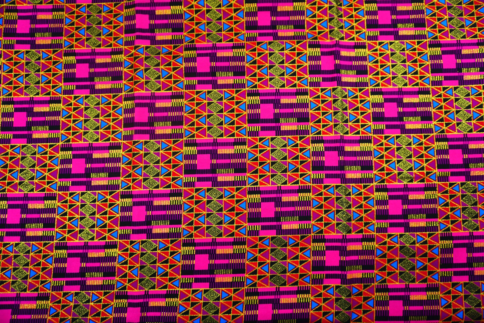 Pink African Print Face Mask and Head Wrap 100% Cotton | Etsy