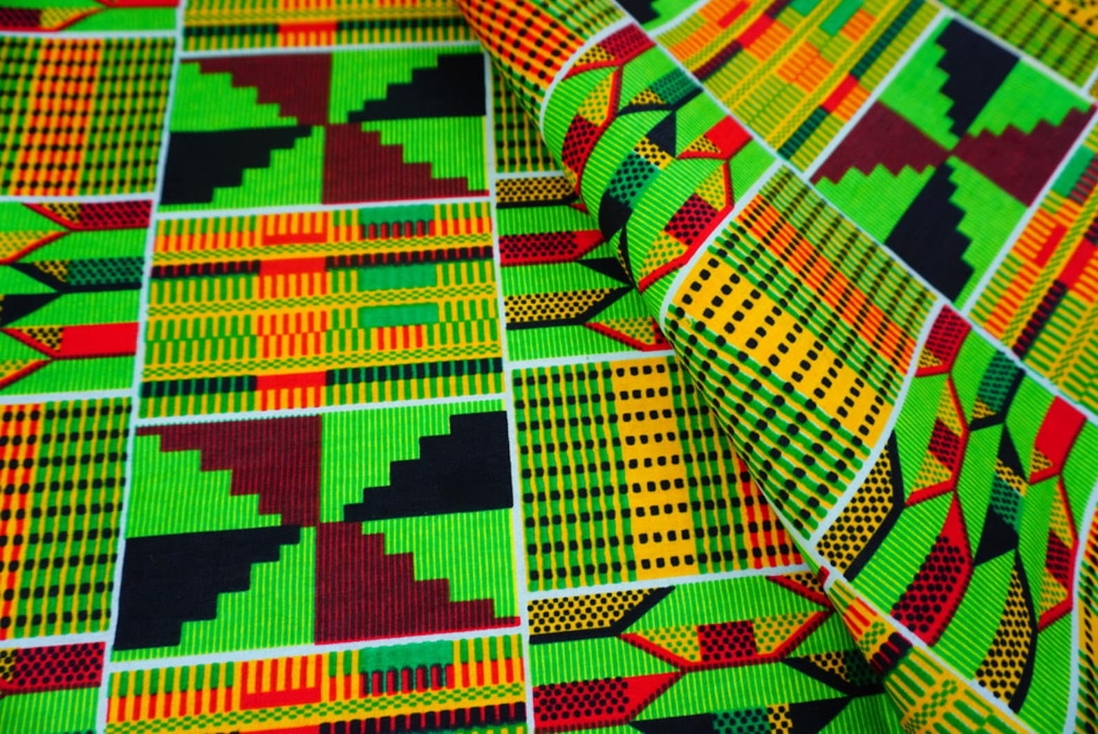 Purple Kente Fabric by the Yard African Print Ankara Cotton - Etsy