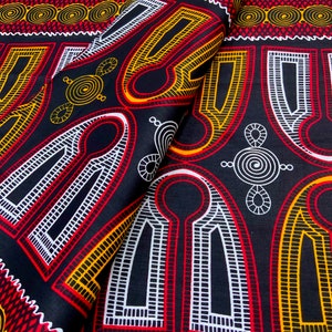 African Print Fabric by the Yard, Cameroon Ankara Mask Head Wrap ...