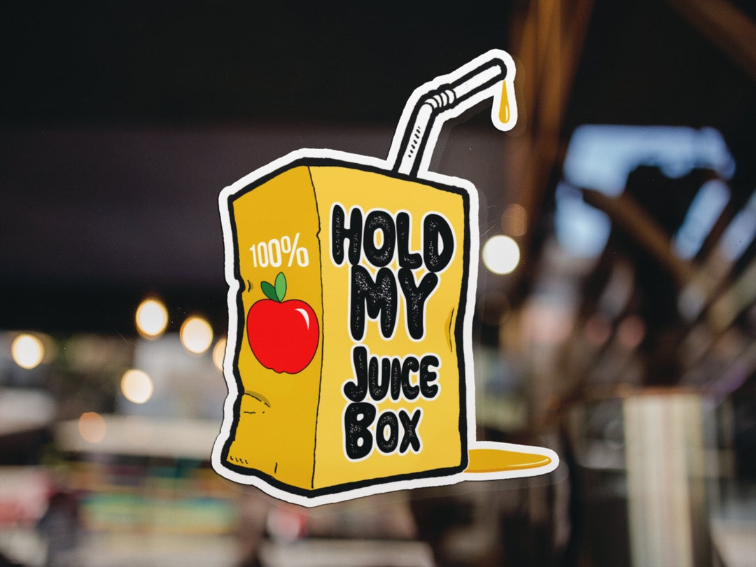 Hold My Juicebox Sticker Funny Decal for Kids Stocking - Etsy Canada