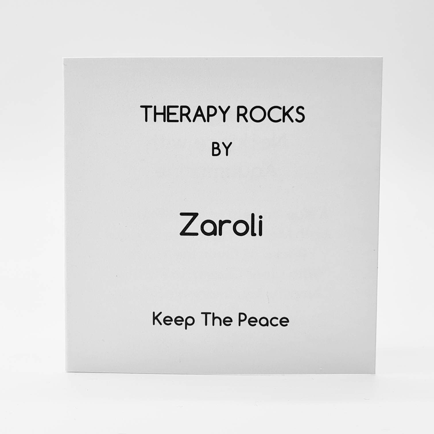 Keep the Peace, From the THERAPY ROCKS Collection - Sterling Silver ...