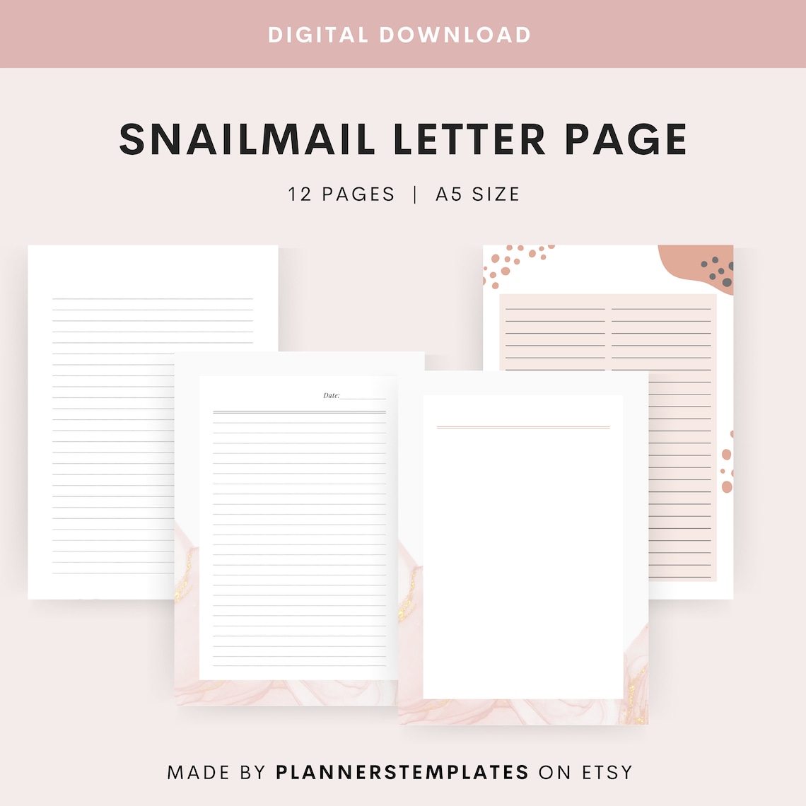 A5 Snailmail Tracker, Printable Penpal Tracker, Mail Tracker, Snailmail ...